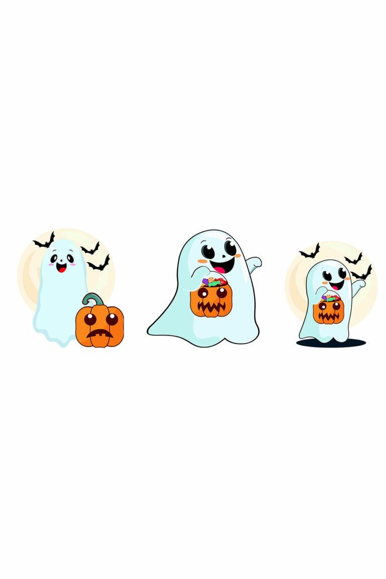Halloween Spooky Ghost Clipart - MasterBundles