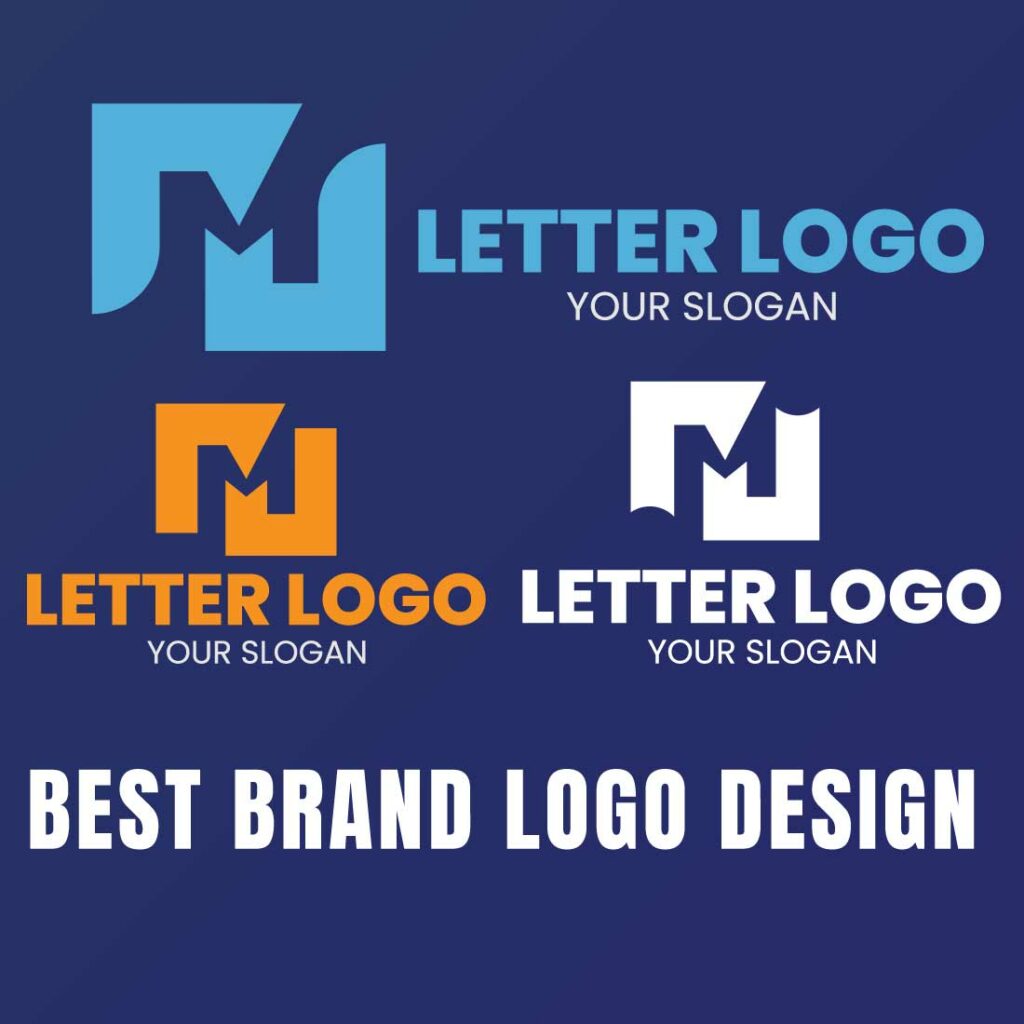 M Letter Logo Brand Logo design - MasterBundles