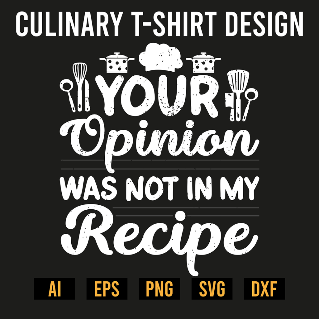 Culinary T-Shirt Design - MasterBundles