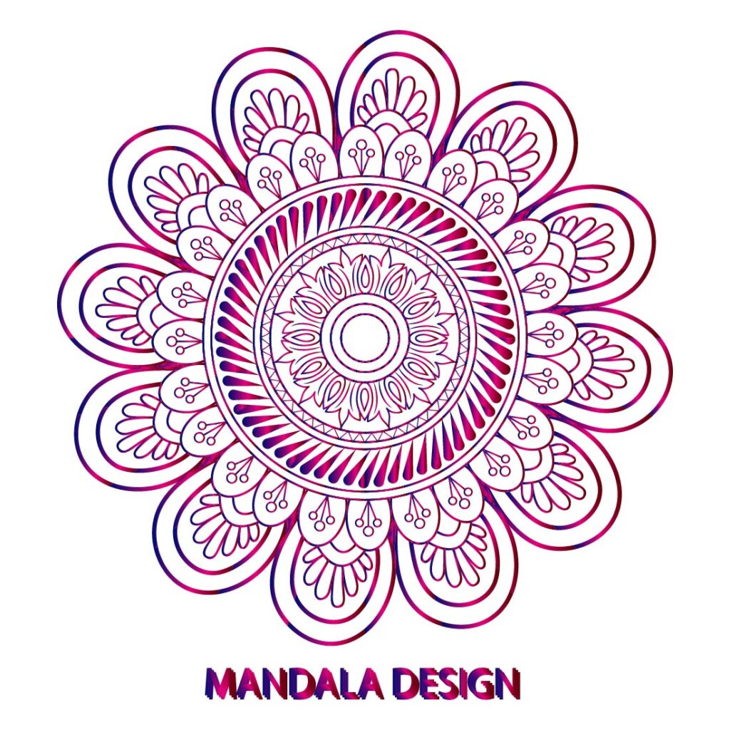 Mandala Vector Design Template SVG, Ai, EPS, PDF, JPG, PNG File. - MasterBundles
