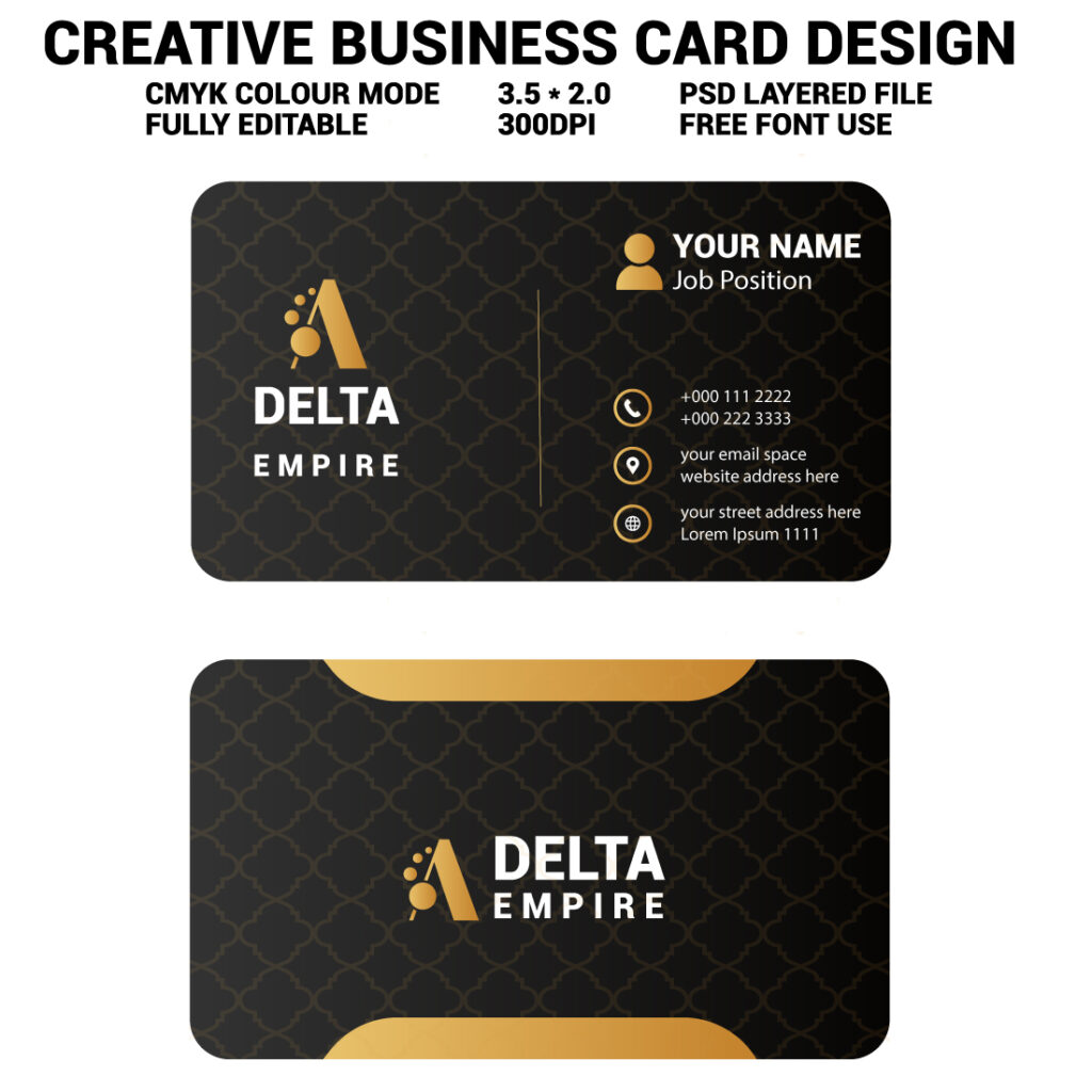 Creative Business Card Design - MasterBundles
