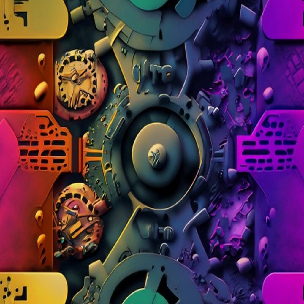 Colorful Mechanical Texture Background with Super High-Res Texture Only ...