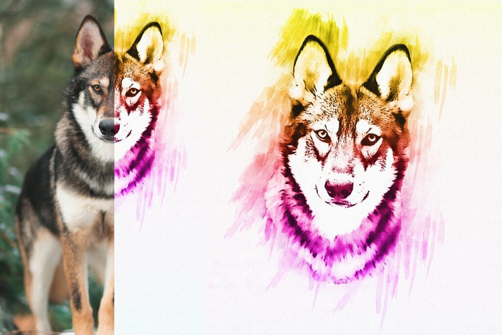 Mixed Media Photoshop Action - MasterBundles