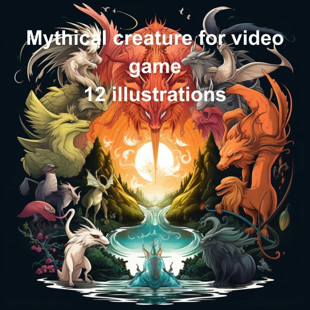 Mythical creature game - MasterBundles