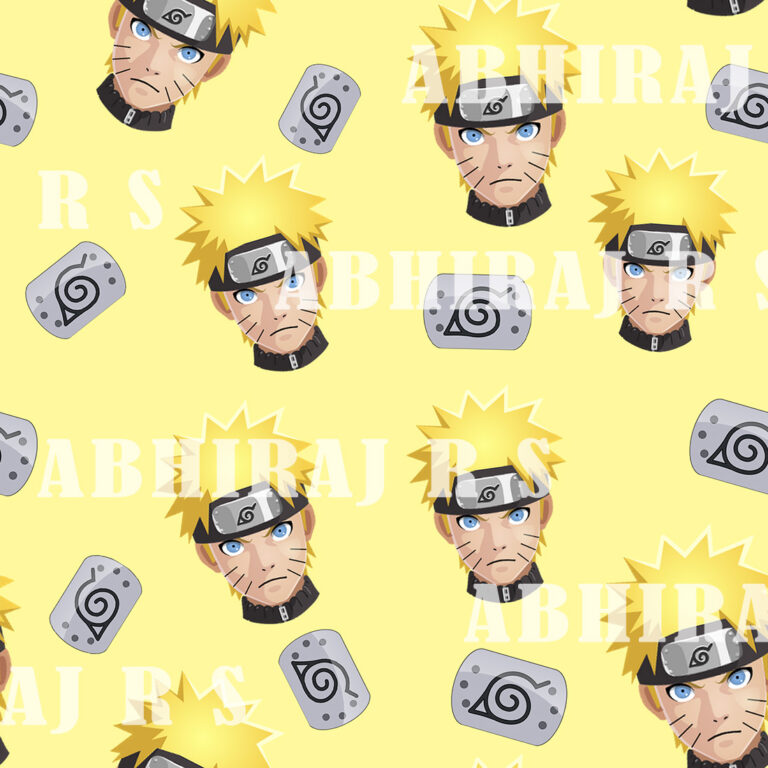Naruto seamless pattern Textures for Room decor and Gift wrap ...