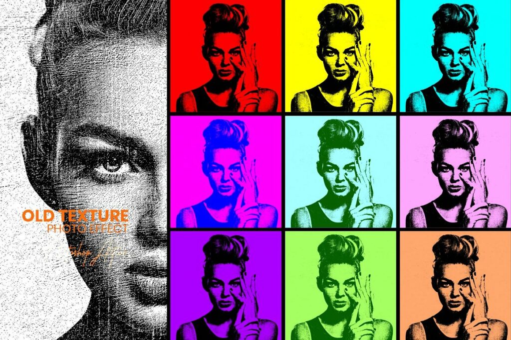 Old Texture Photo Tracing Photoshop - MasterBundles