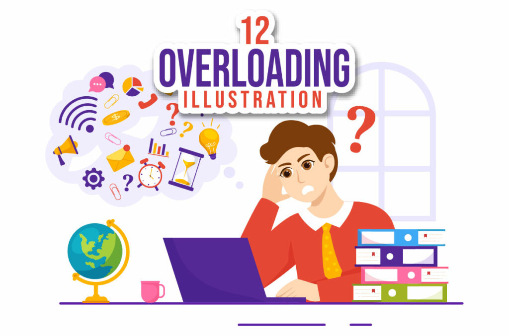 12 Overloading Business Illustration - MasterBundles
