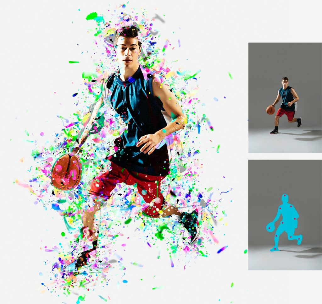 Paint Art Photoshop Action - MasterBundles