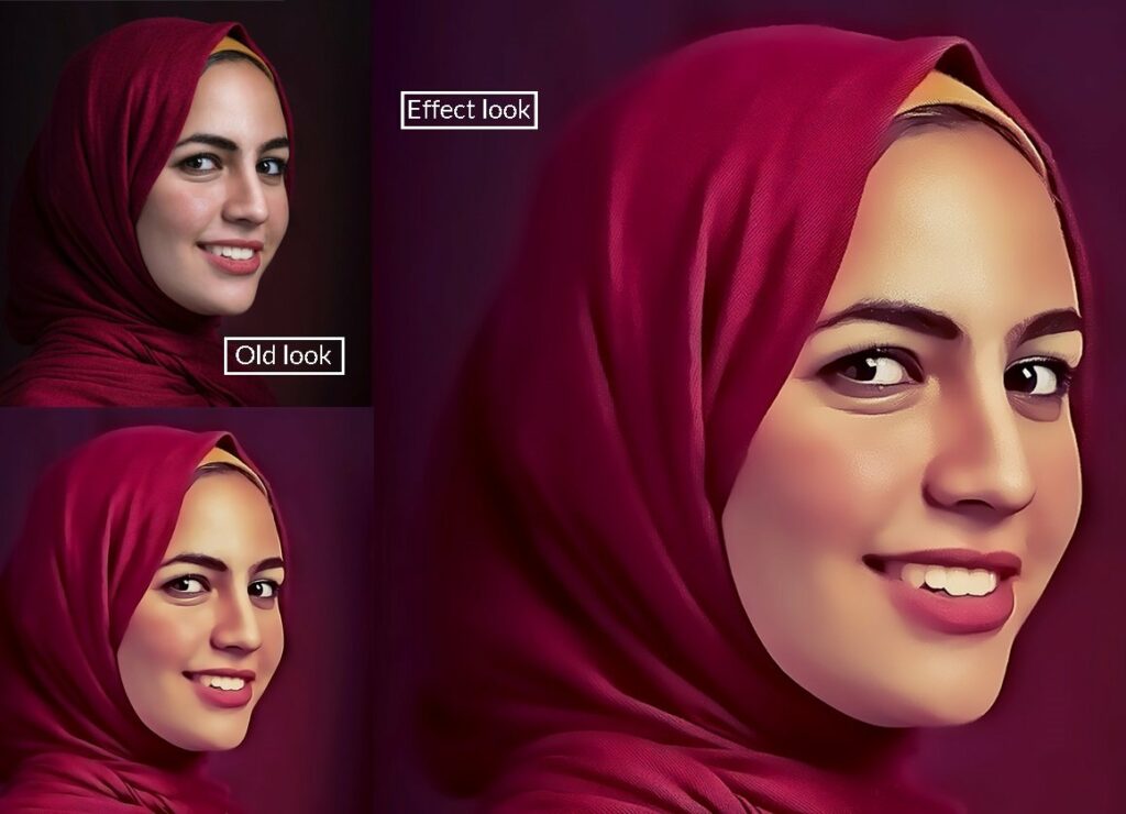 Painted Effect Photoshop Action - MasterBundles