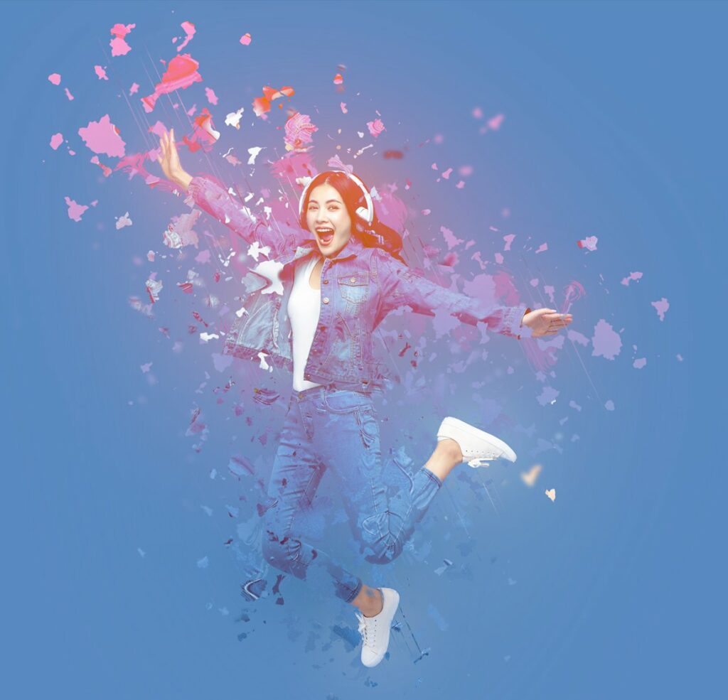 Paper Cut Dispersion PS Action - MasterBundles