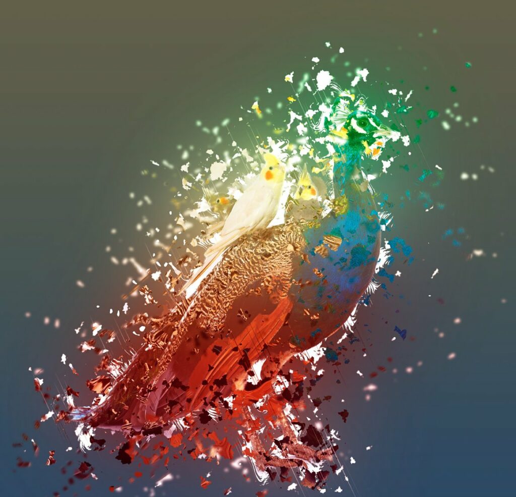 Paper Cut Dispersion PS Action - MasterBundles