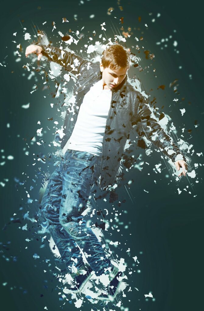 Paper Cut Dispersion PS Action - MasterBundles