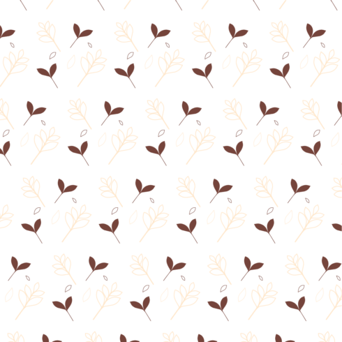 Warm and cozy, floral seamless pattern. Made in 3 color options ...