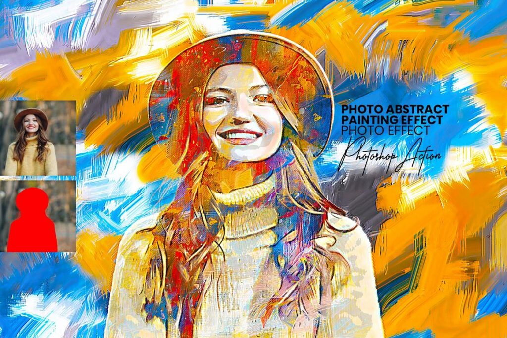 Realistic Abstract Painting Effect - MasterBundles