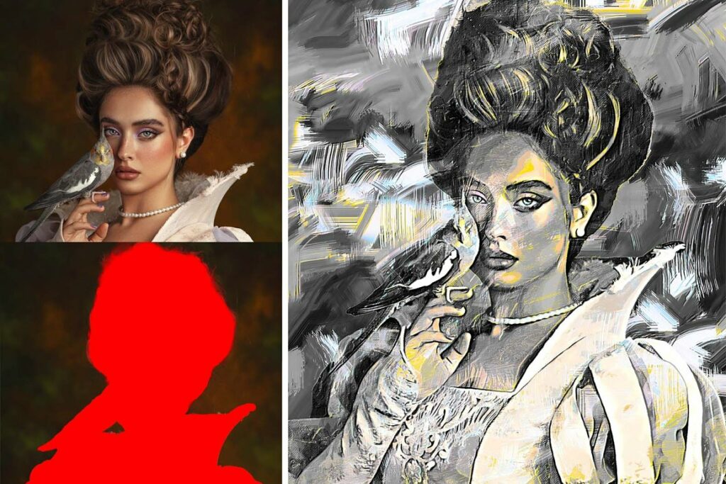 Realistic Abstract Painting Effect - MasterBundles