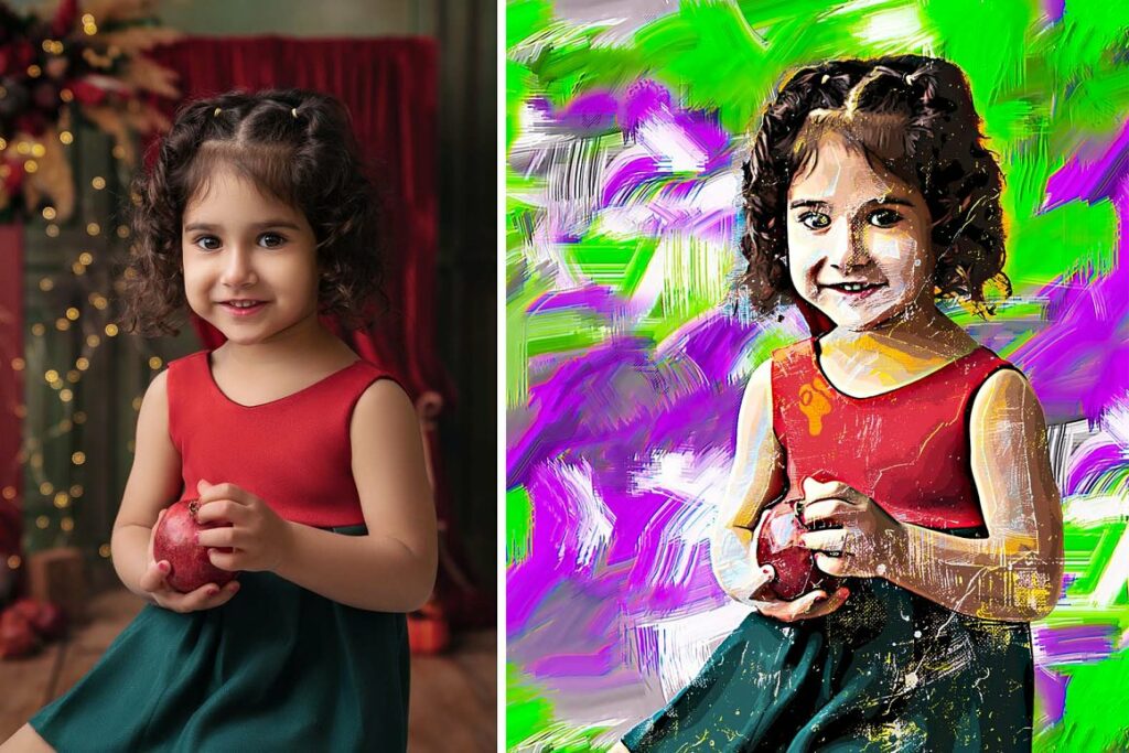 Realistic Abstract Painting Effect - MasterBundles