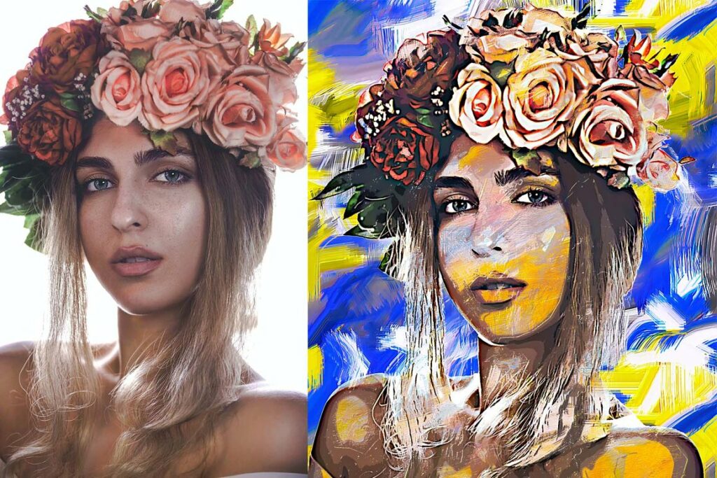 Realistic Abstract Painting Effect - MasterBundles