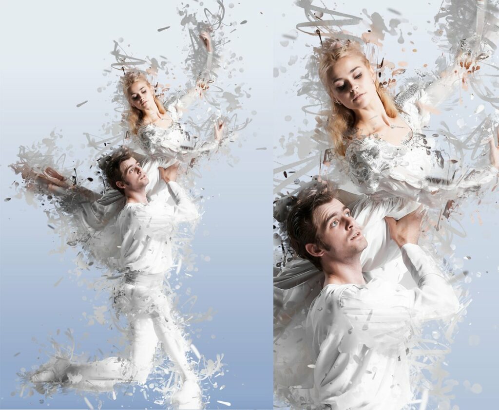 Ink Dispersion Photoshop Action - MasterBundles