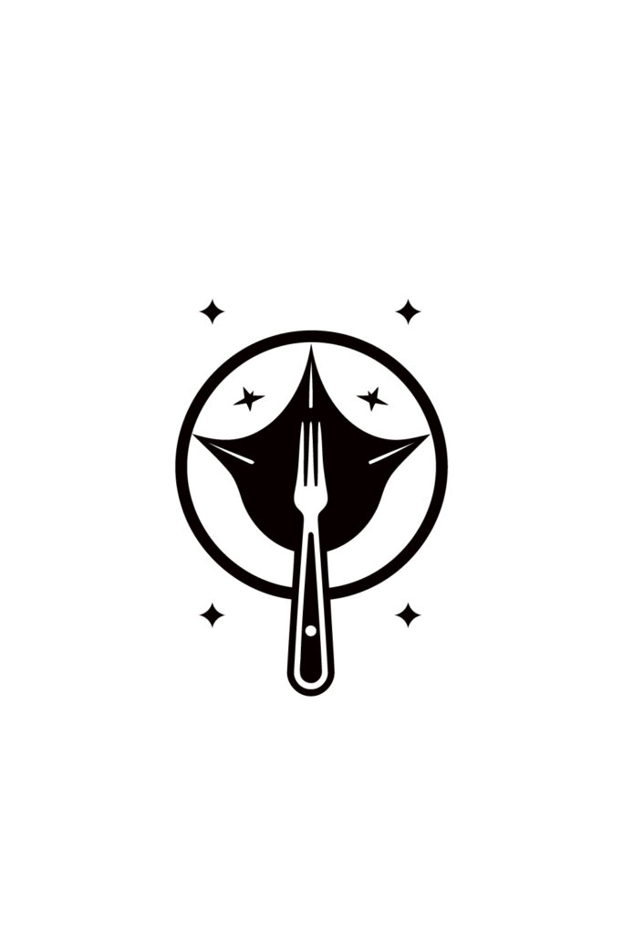 spoon stars logo design - MasterBundles