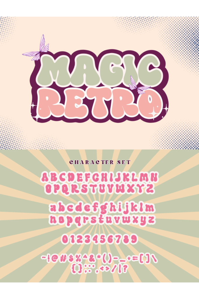 Magic Retro - Retro groovy Font