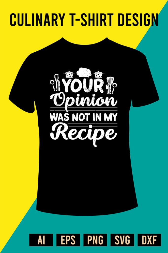 Culinary T-Shirt Design - MasterBundles
