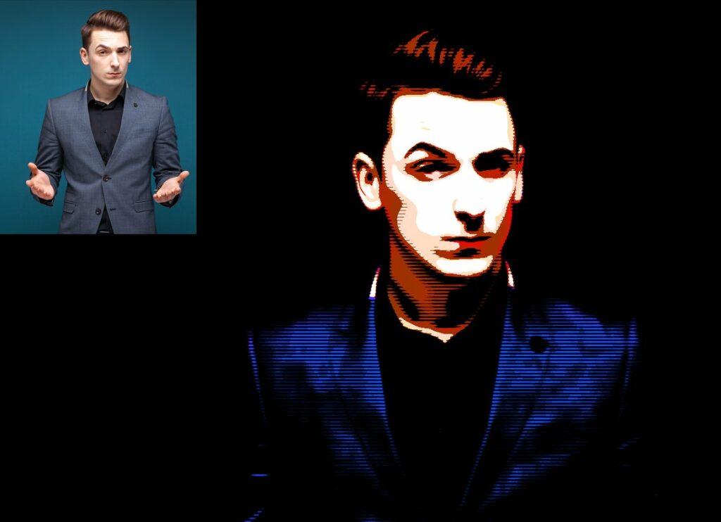 Pop Art Effect Photoshop Action - MasterBundles