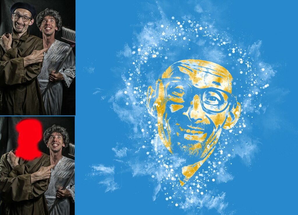 Pop Art Powder Explosion Action - MasterBundles