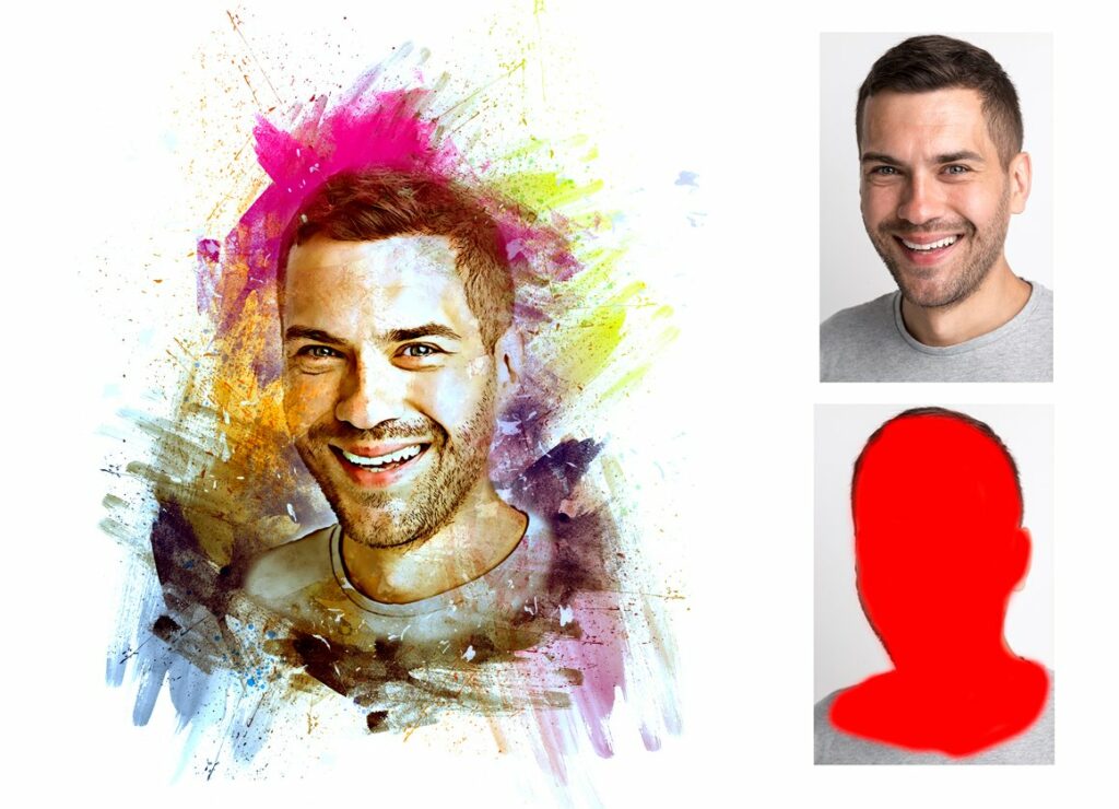 Paint Photoshop Action - MasterBundles