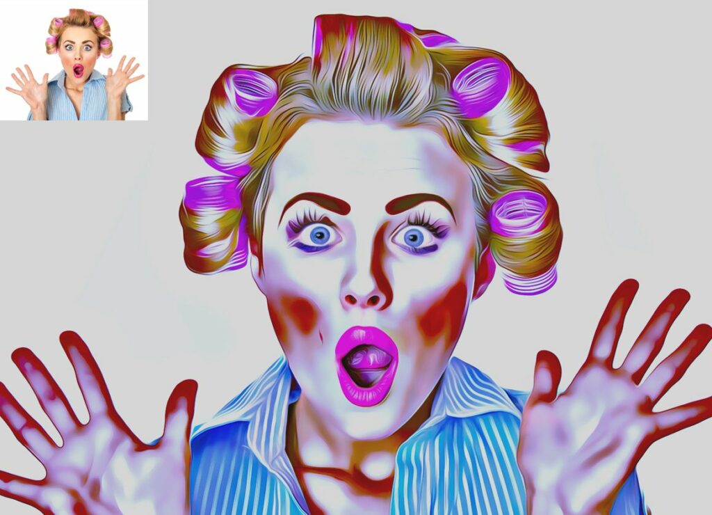 Portrait Speed Art Effect - MasterBundles