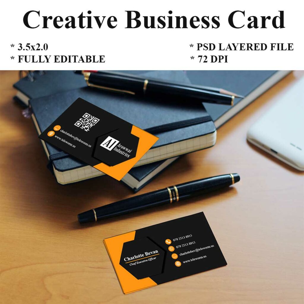 Professional Visiting Card Template - MasterBundles