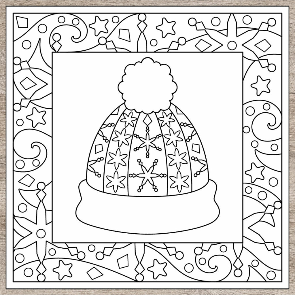 Winter Patterns - 6 coloring pages - MasterBundles