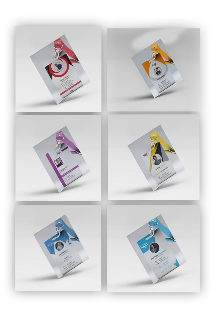 10 Print Design Multi Purpose id card Bundle - MasterBundles