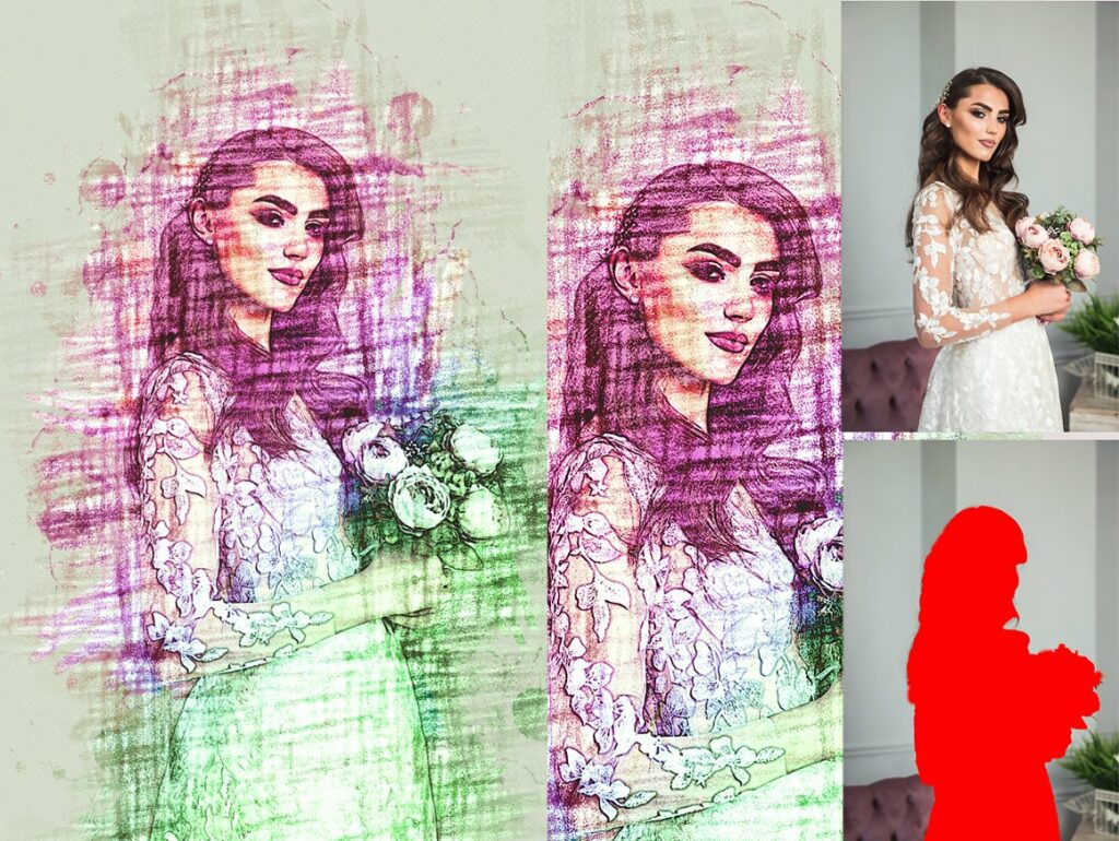 Pro Sketch Book Photoshop Action - MasterBundles