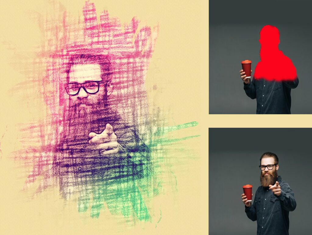 Pro Sketch Book Photoshop Action - MasterBundles