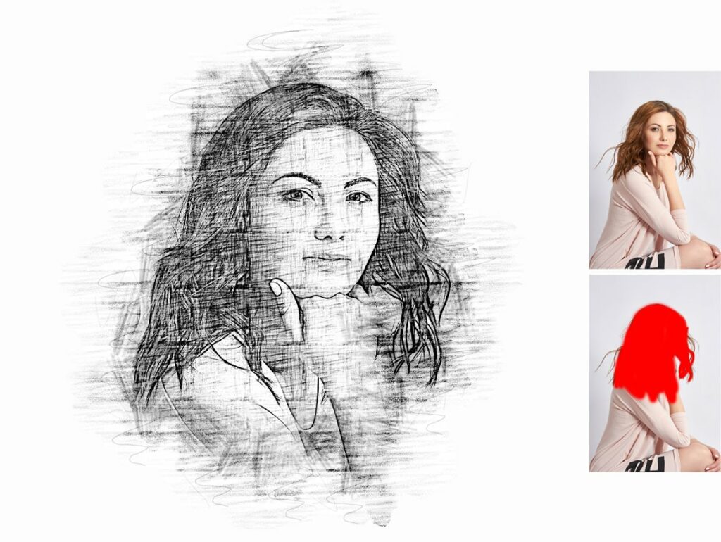 Pro Sketch Photoshop Action - MasterBundles