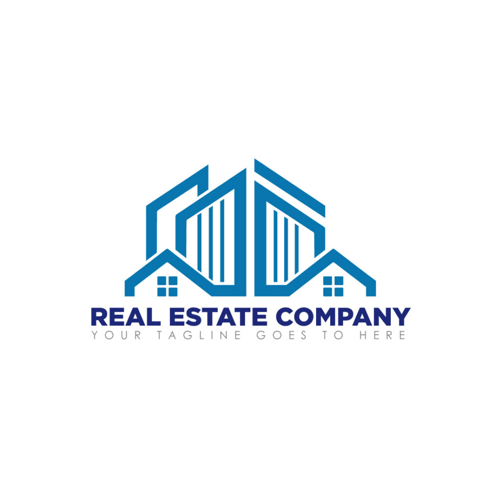 Real Estate company logo design - MasterBundles