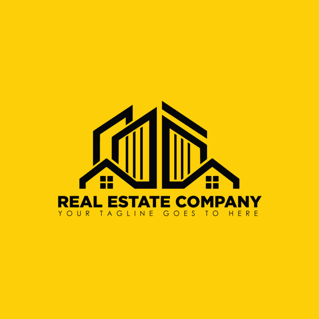 Real Estate company logo design - MasterBundles