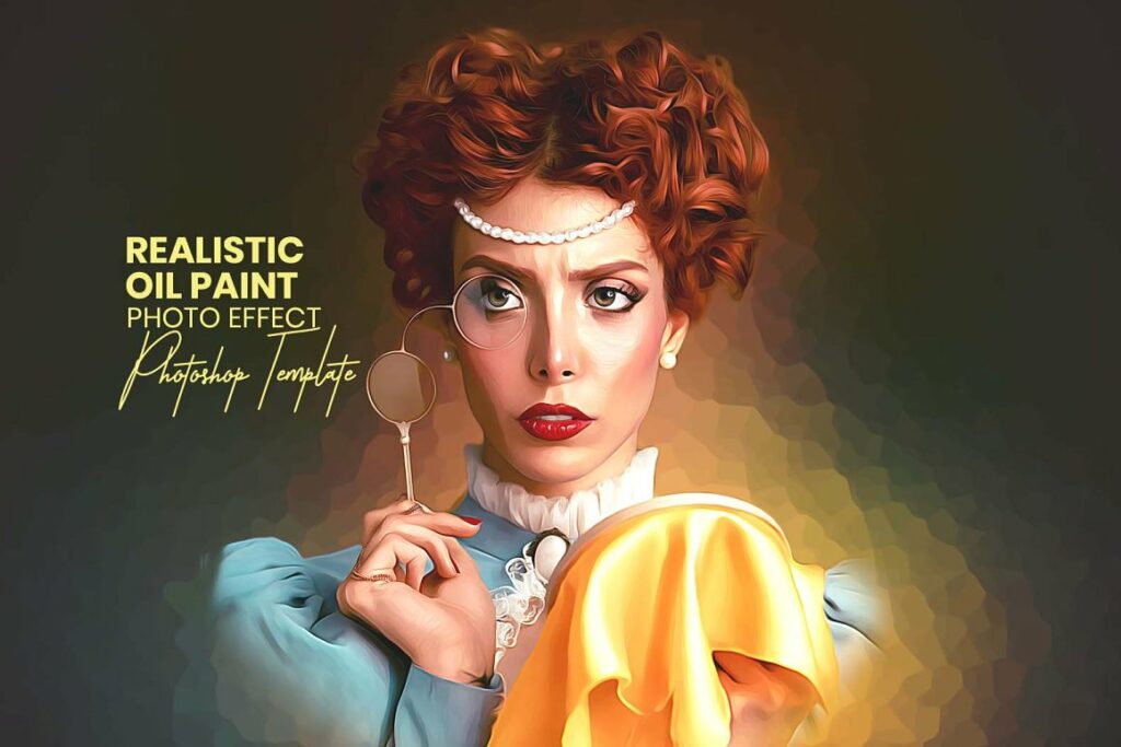Realistic Oil Paint Photo Effect - MasterBundles