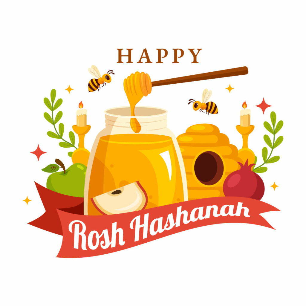 12 Happy Rosh Hashanah Vector Illustration - MasterBundles