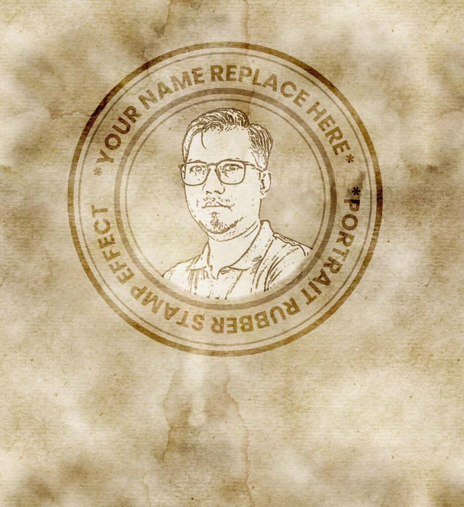 Easy Rubber Stamp Photoshop Actions - MasterBundles