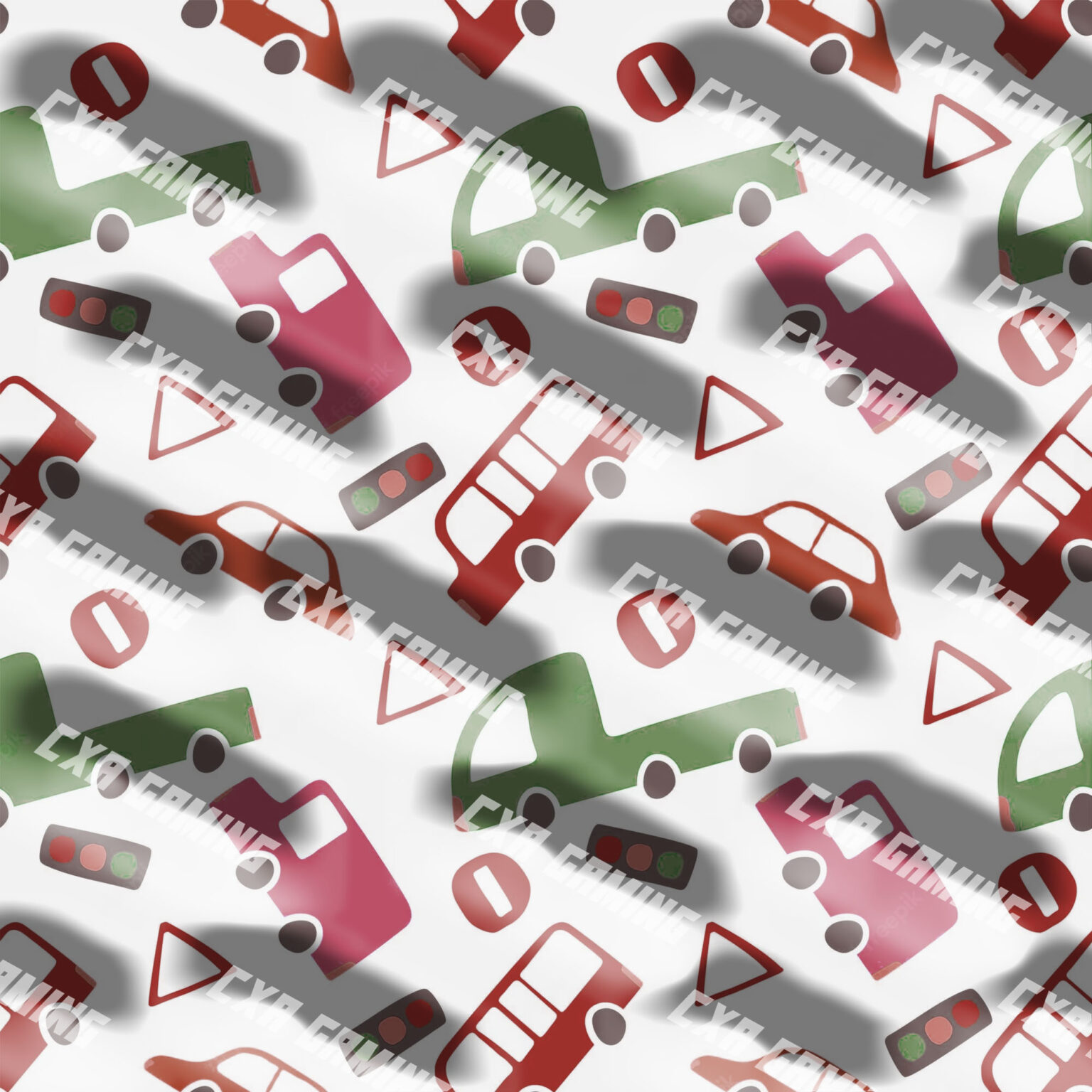 SEAMLESS PATTERNS FOR GIFT WRAPING & ROOM DECOR CAR SEAMLESS ...