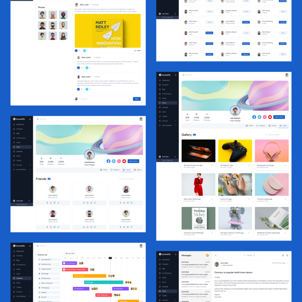 Incomeify - Admin Dashboard & UI Kit Figma Template - MasterBundles