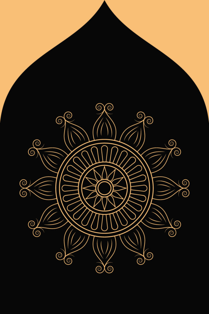 Simple Floral Mandala Design Template SVG, Ai, EPS, PDF, JPG, PNG, File ...