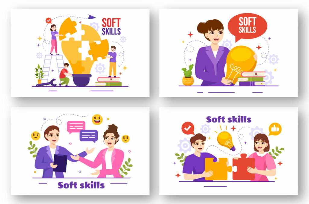 15 Soft Skills Vector Illustration - MasterBundles