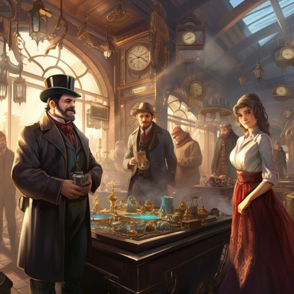 Time travel illustrations - MasterBundles