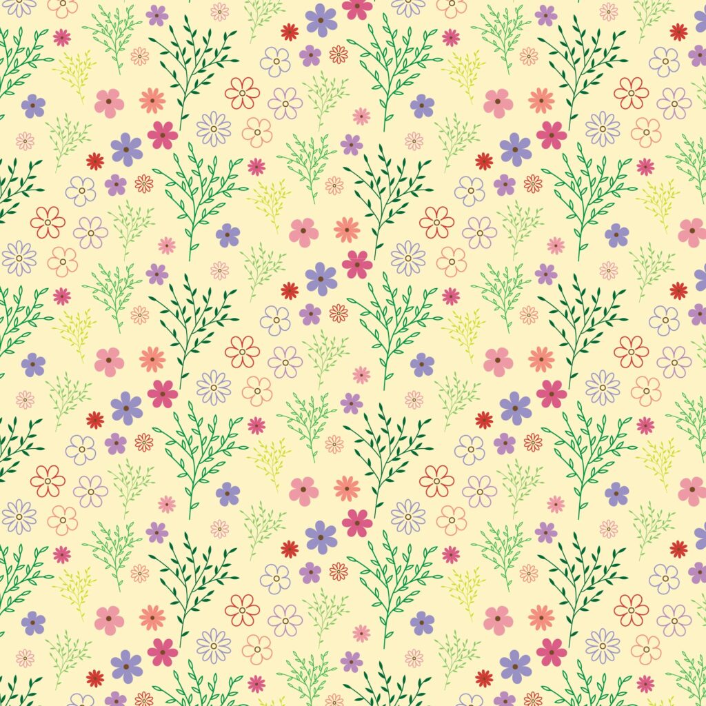 4 Seamless Season Patterns (Summer, Winter, Spring, Fall) - MasterBundles