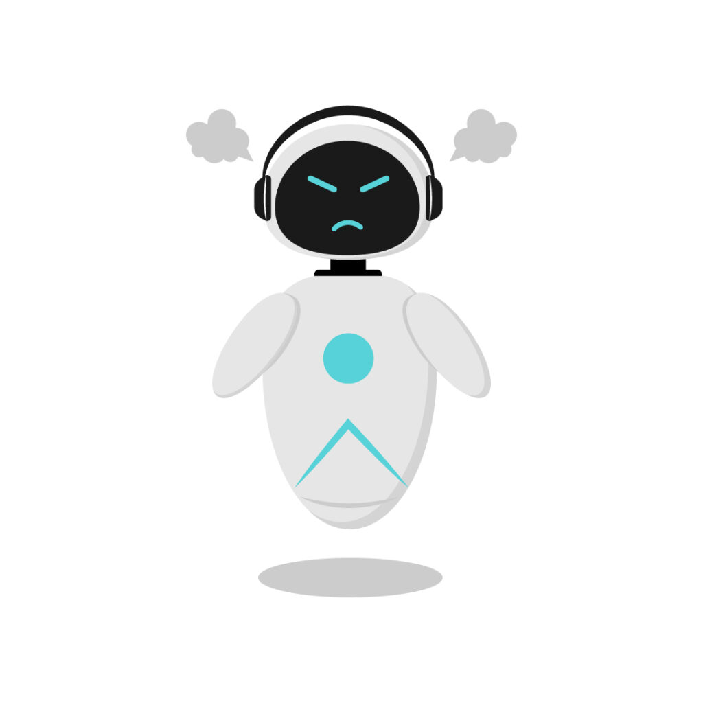 Set of robot stickers with artificial intelligence. - MasterBundles