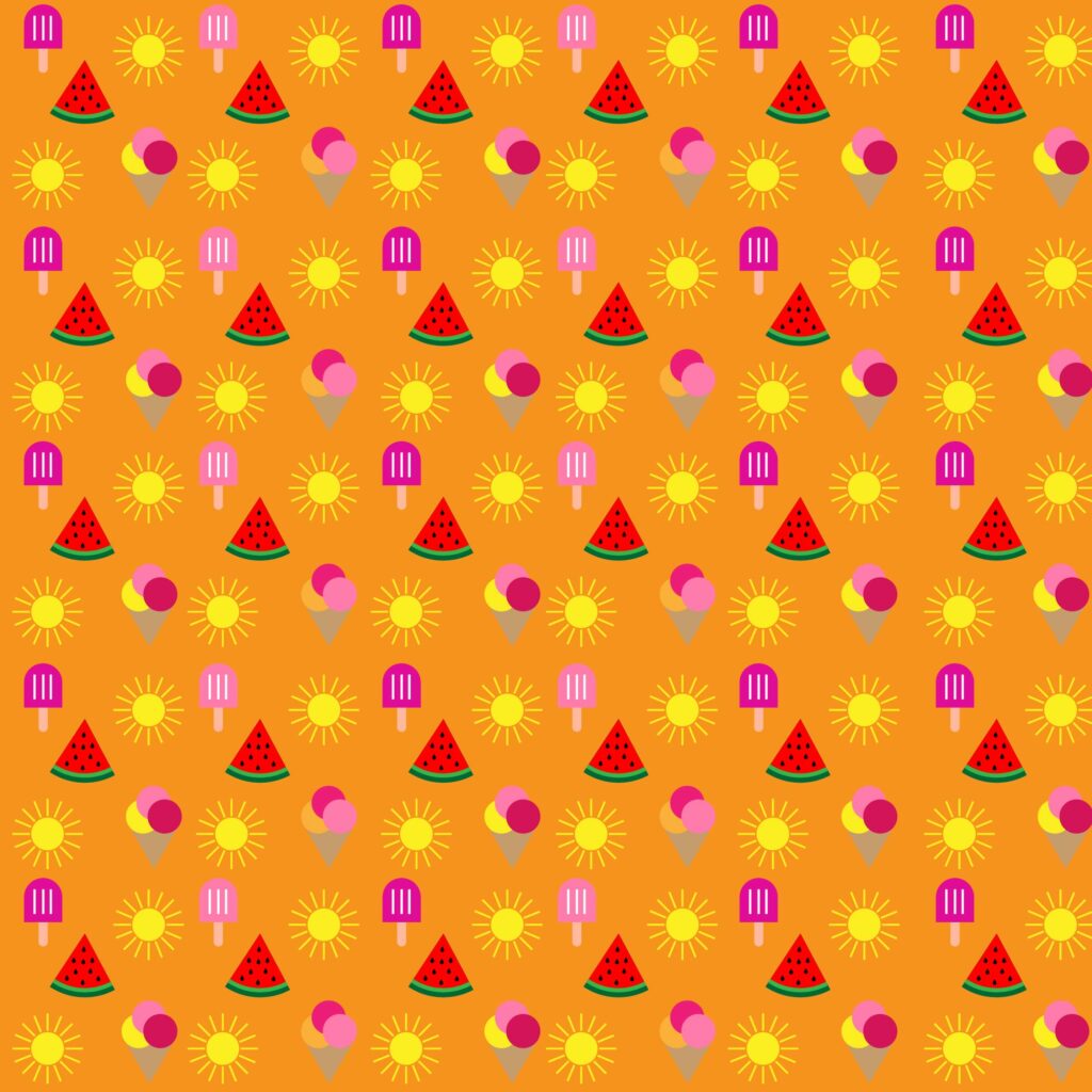 4 Seamless Season Patterns (Summer, Winter, Spring, Fall) - MasterBundles