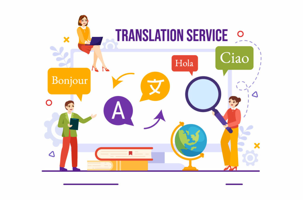 15 Translation Service Illustration - MasterBundles