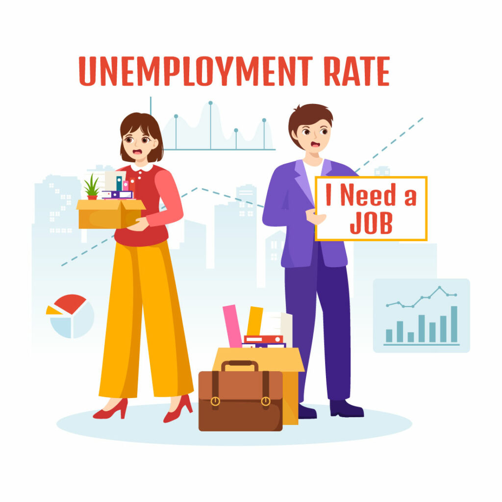 13 Unemployment Rate Illustration - MasterBundles